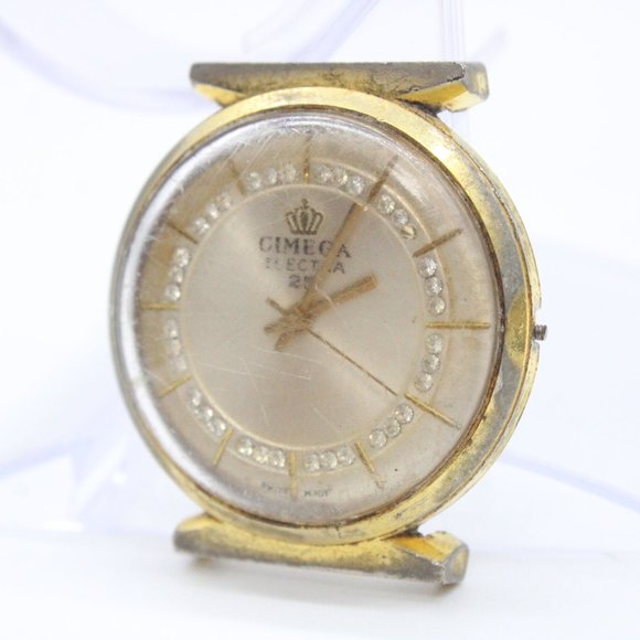 CIMEGA | Accessories | Vintage Cimega Watch Swiss Made Mens Gold Tone ...